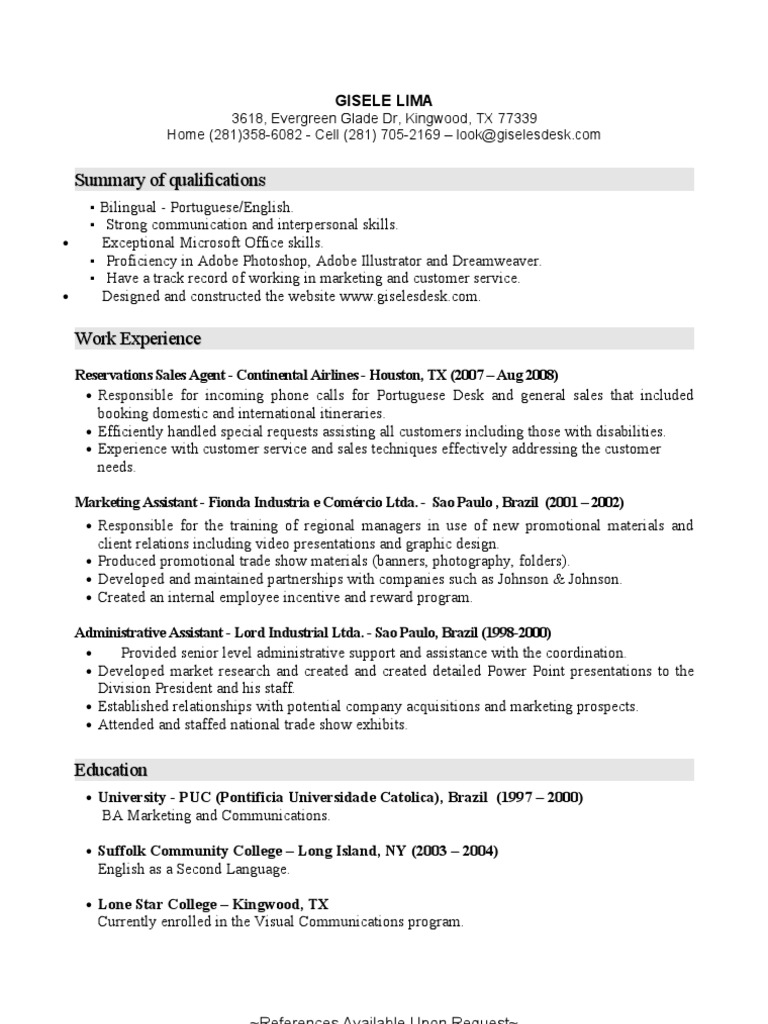 Resume October 09 | PDF