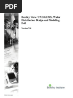 WaterGEMS QuickStart | PDF | Computer File | Spreadsheet