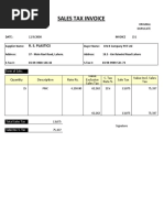 SAPT Counter Tariff | PDF