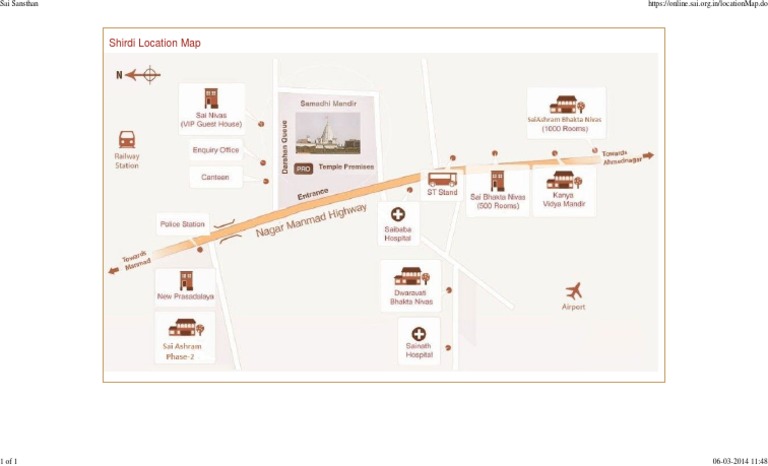 Shirdi Location Map and Guide | PDF