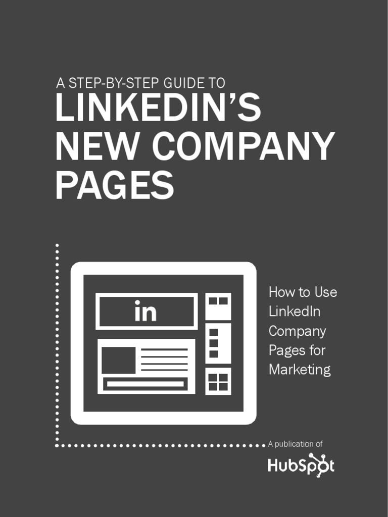 LinkedIn Company Pages: Step-by-Step Guide | PDF | Linked In | Social Media