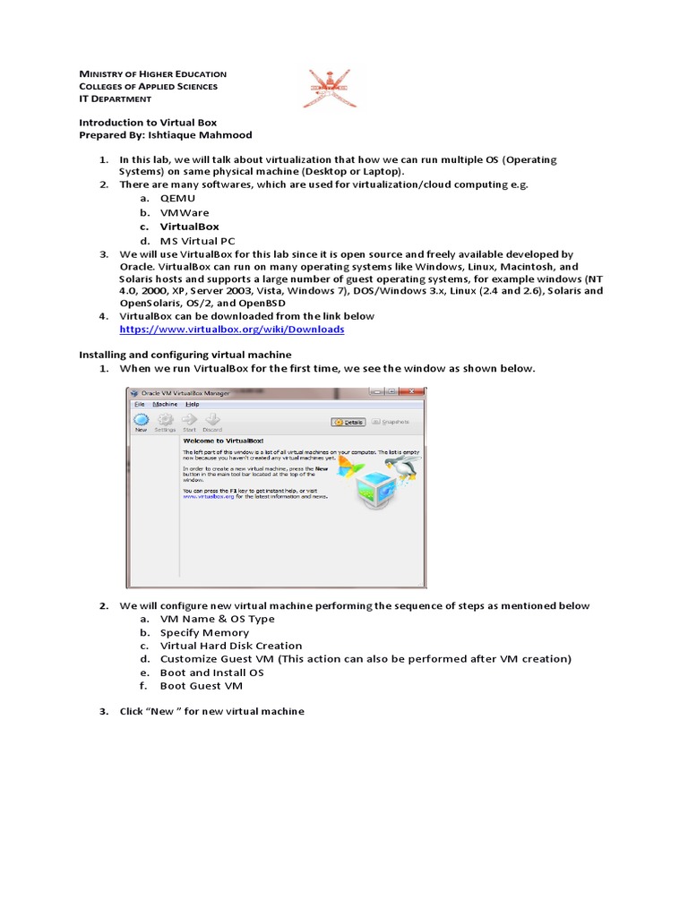 A Step-by-Step Guide to Installing and Configuring VirtualBox Virtual ...