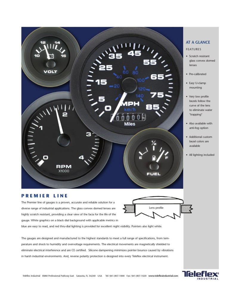 Premier Industrial Gauges Overview | PDF | Lens (Optics) | Applied And ...