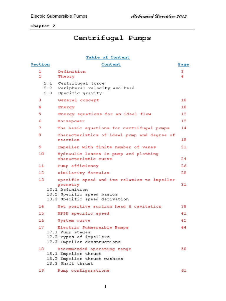 Chapter - 02 Centrifugal Pump | PDF | Pump | Liquids