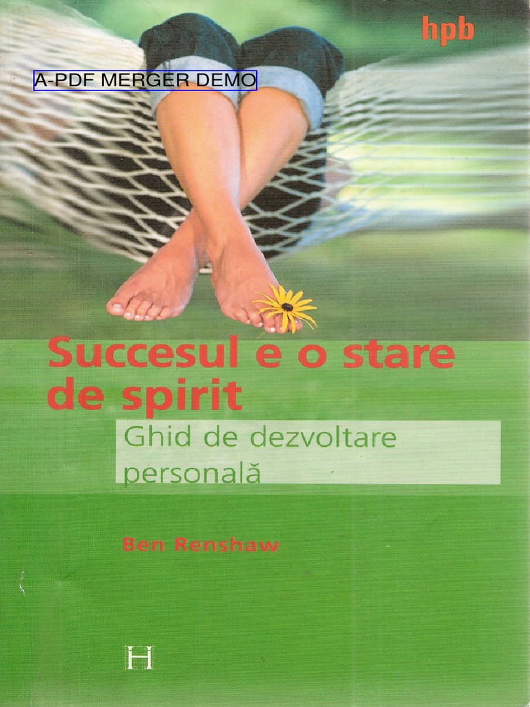 Succesul e o Stare de Spirit - Ben Renshaw | PDF