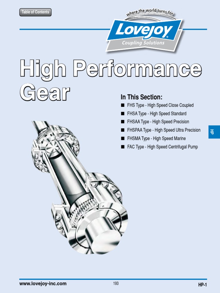 High Performance Gear Catalogue | PDF | Gear | Engineering Tolerance