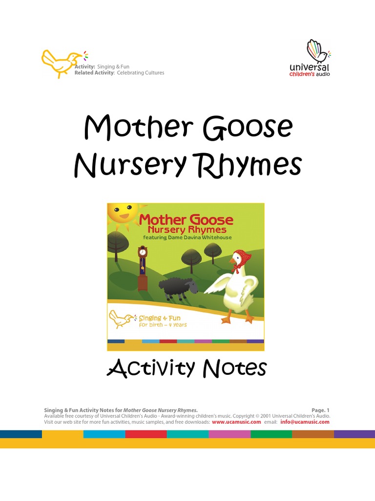 Mother Goose Nursery Rhymes Ab2de6bb | PDF | Lullabies | Sheep
