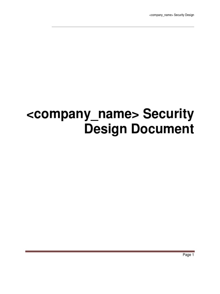 SAP Security Design Overview | PDF | Computers