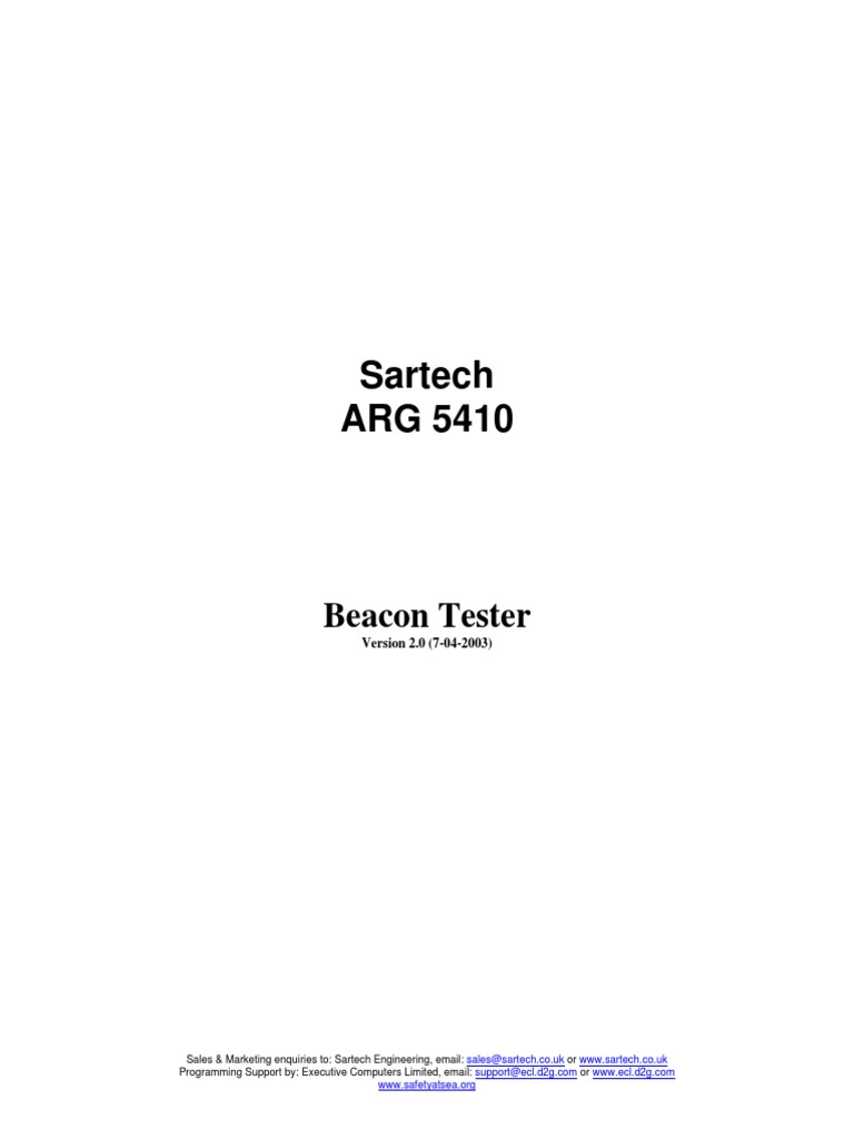 Sartech ARG 5410 V2U PDF | PDF | Icon (Computing) | Computing Platforms
