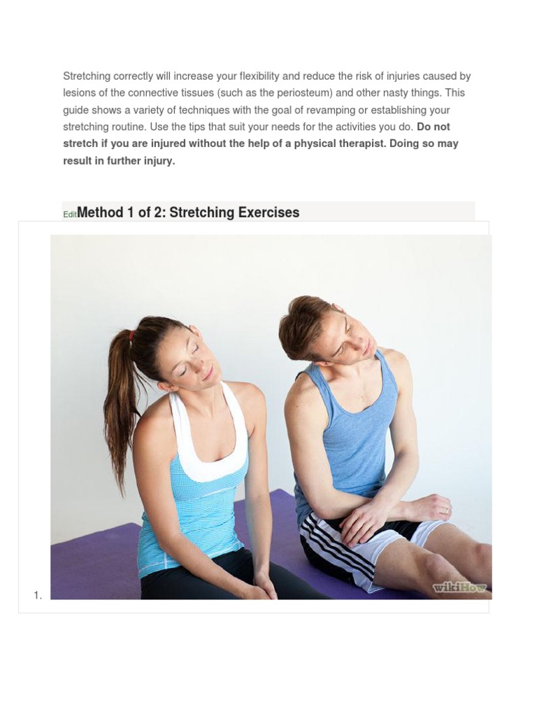 Improve Flexibility and Reduce Injuries with Proper Stretching | PDF ...