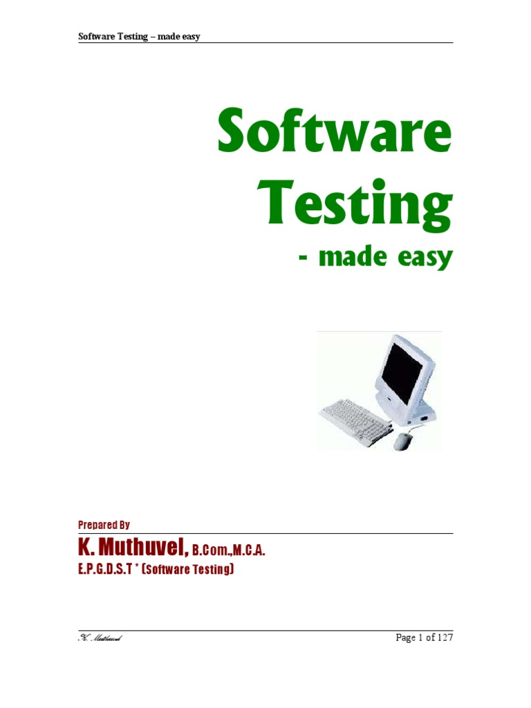 Software Testing Made Easy | PDF | Software Testing | Software Release ...