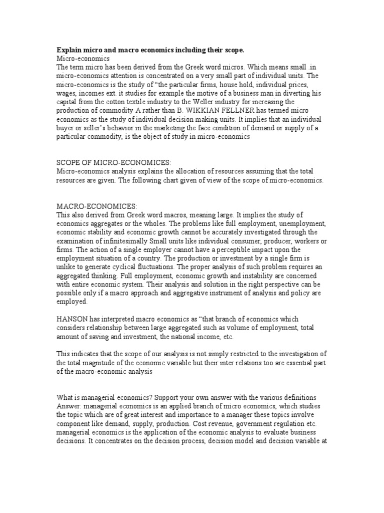 Micro Macro | PDF | Microeconomics | Economics