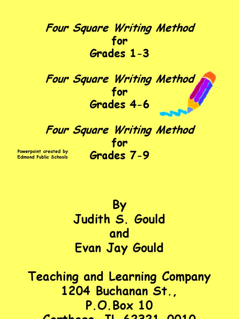 Four Square Introduction | PDF | Sentence (Linguistics) | Paragraph