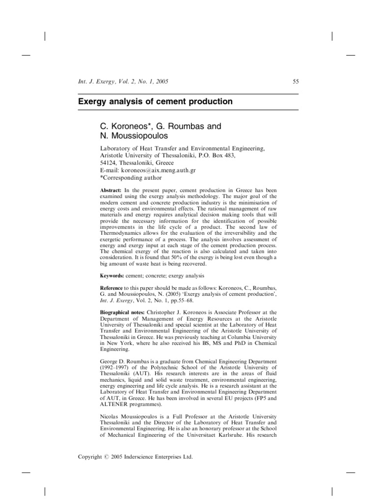 Sample Exergy | PDF