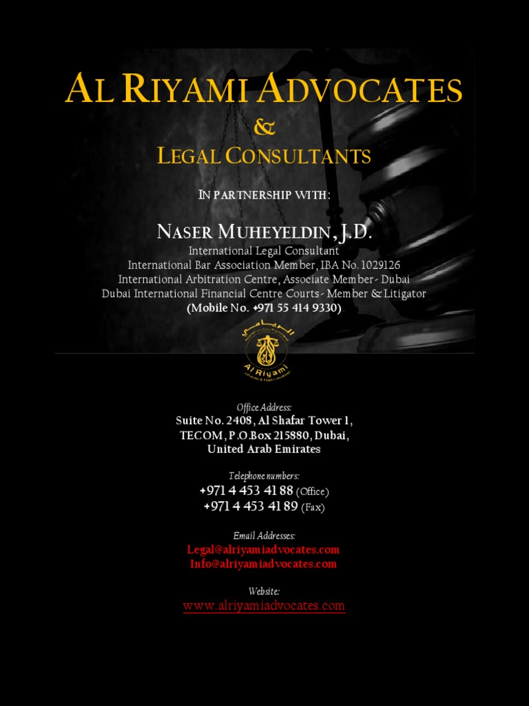 Al Riyami Advocates | PDF | Legal Education | United Arab Emirates