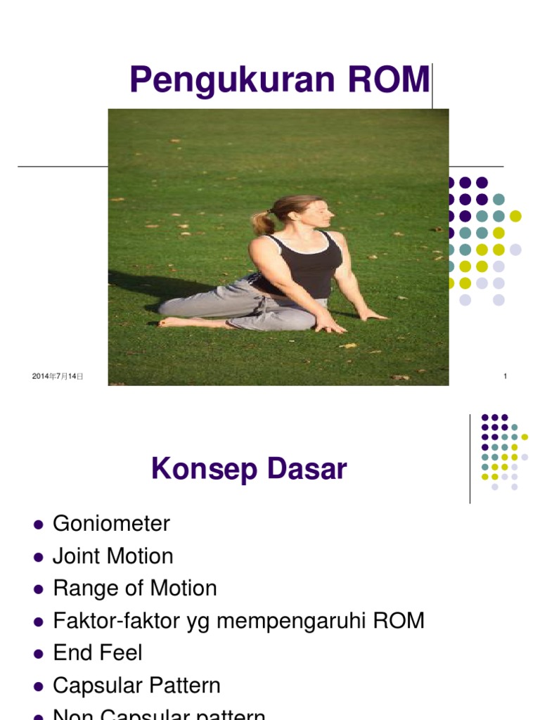 Pemeriksaan II 7 Pengukuran Rom | PDF