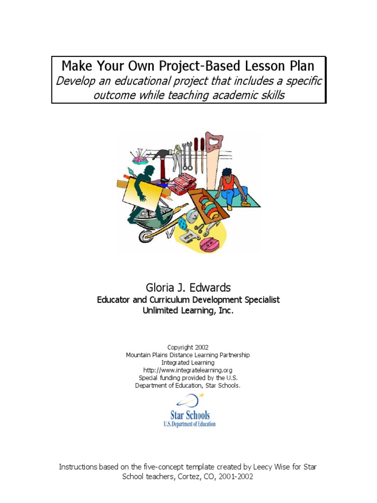 Make Your Own Project-Based Lesson Plan | PDF | Project Based Learning ...
