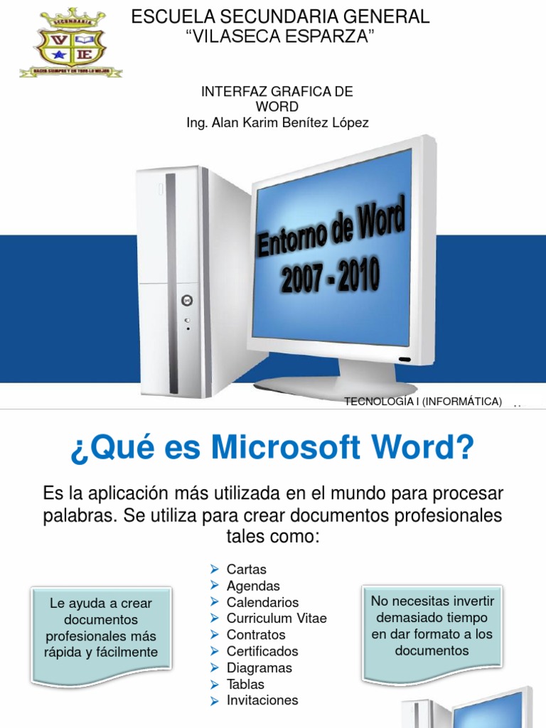 Interfaz Gráfica de Microsoft Word | PDF | Ventana (informática ...