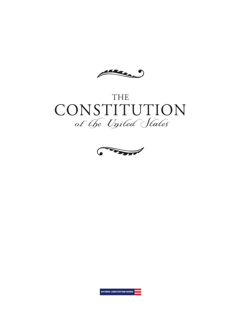 U.S. Constitution Overview and Structure | PDF | U.S. State | United ...
