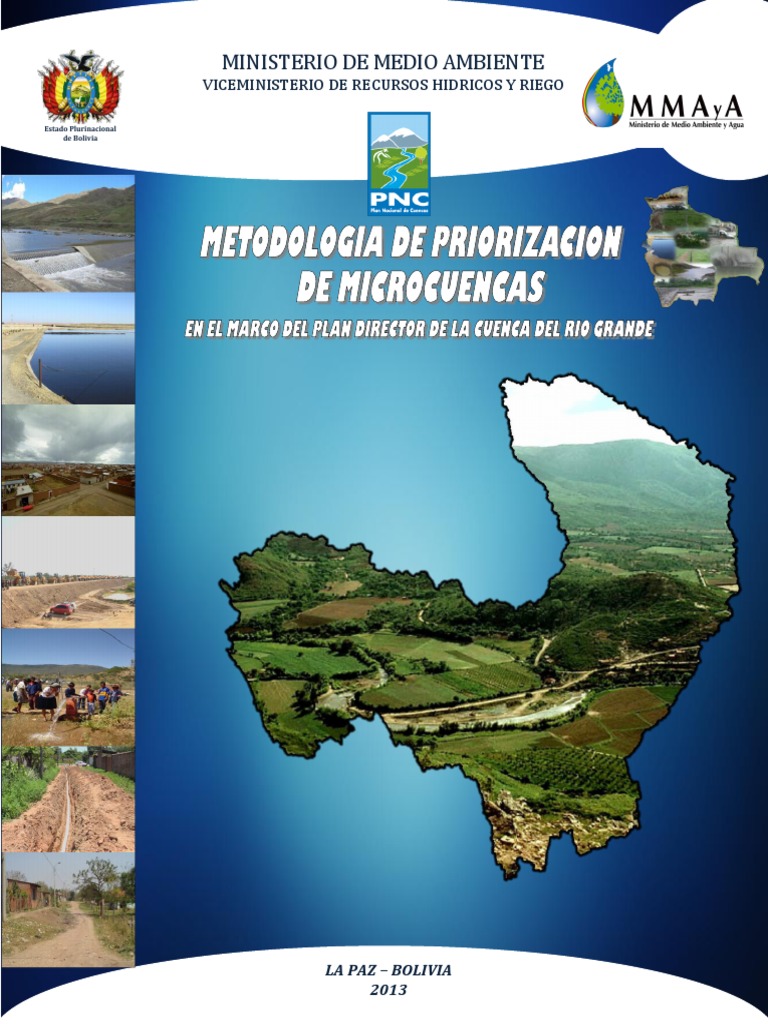 Metodologia de Priorizacion de Cuencas PDCRG Ver. 01 PDF | PDF | Evapotranspiración | Cuenca de ...