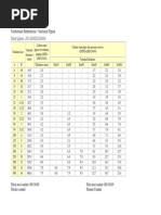Steel Pipe Dimensions Chart | PDF
