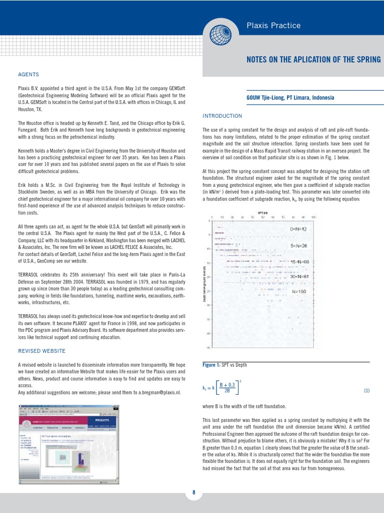 Application of The Soil Spring Constant | PDF | Geotechnical ...