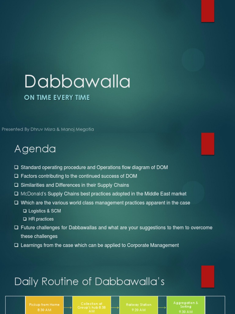 Dabba Wala | PDF | Supply Chain | Business
