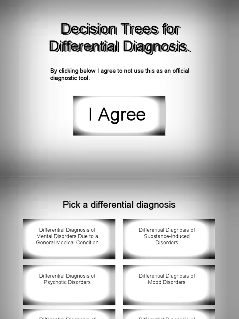 Decision Tree | PDF | Anxiety Disorder | Mood Disorders