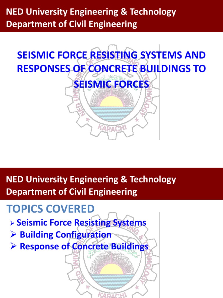 Seismic Force Resisting Systems and Response of Concrete Building ...