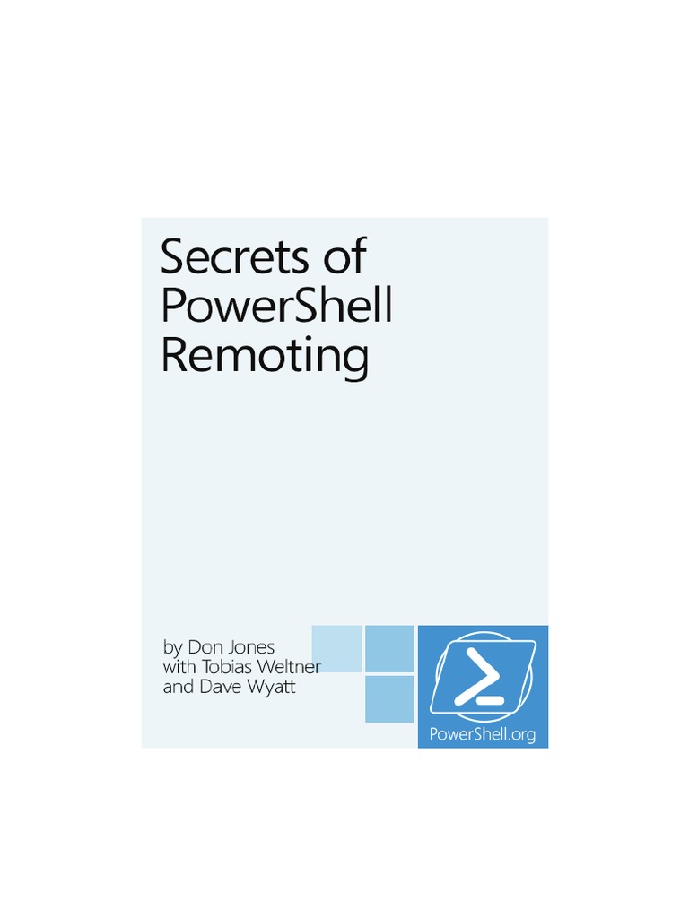 Secrets Of Powershell Remoting Pdf Pdf Public Key Certificate Command Line Interface