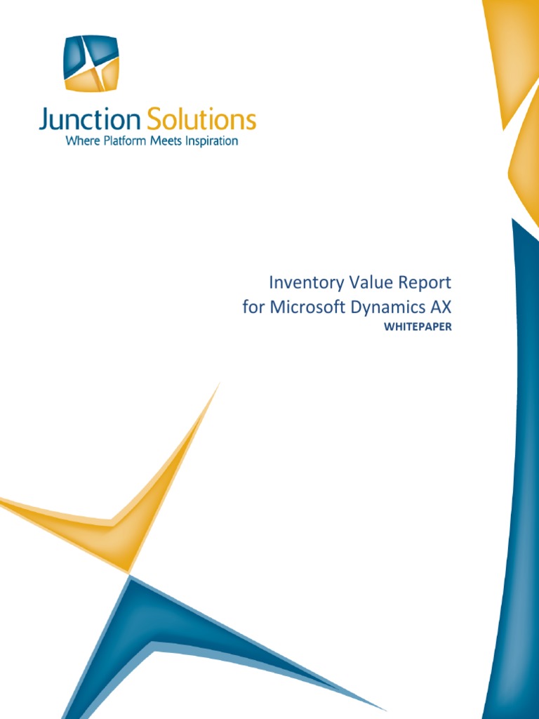 Inventory Value Report - Microsoft Dynamics Ax 2012 - Whitepaper | PDF ...