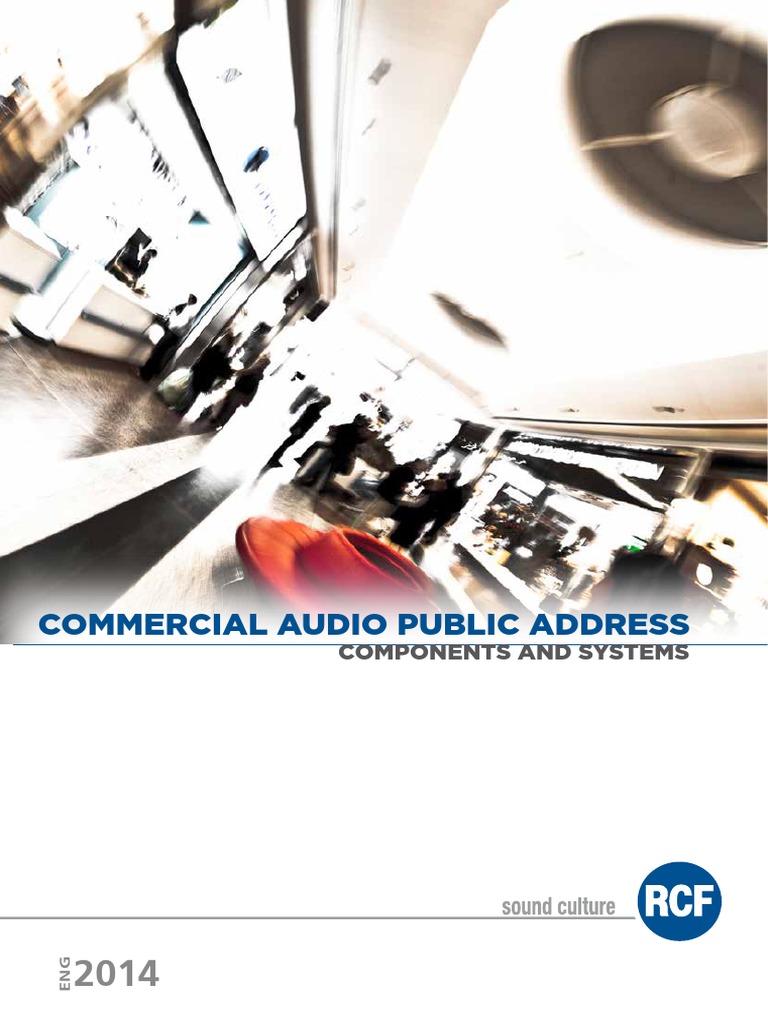 RCF Audio Systems Overview 2014 | PDF | Microphone | Equalization (Audio)