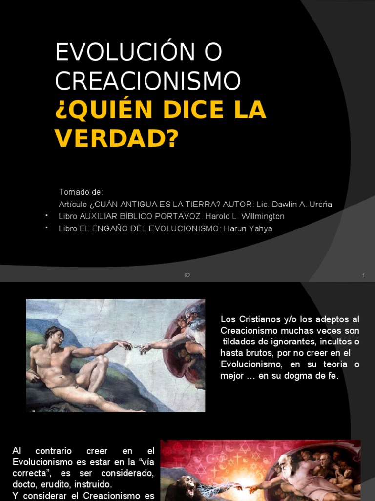 Evolución o Creacionismo | PDF | Creacionismo | Evolución