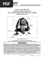 SCBA Standard Operating Procedure Guide | PDF | Breathing | Gases