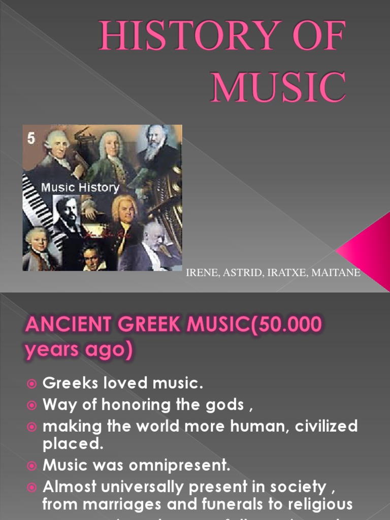 History of Music | PDF | Ludwig Van Beethoven | Composers