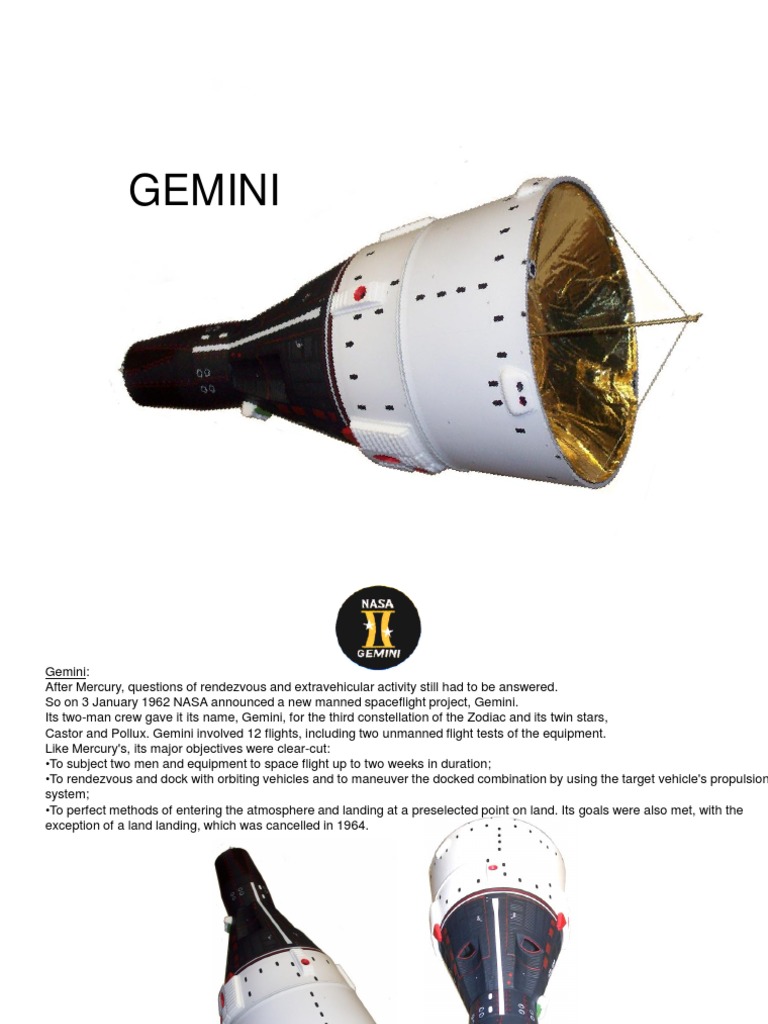 Gemini | PDF | Project Gemini | Space Rendezvous