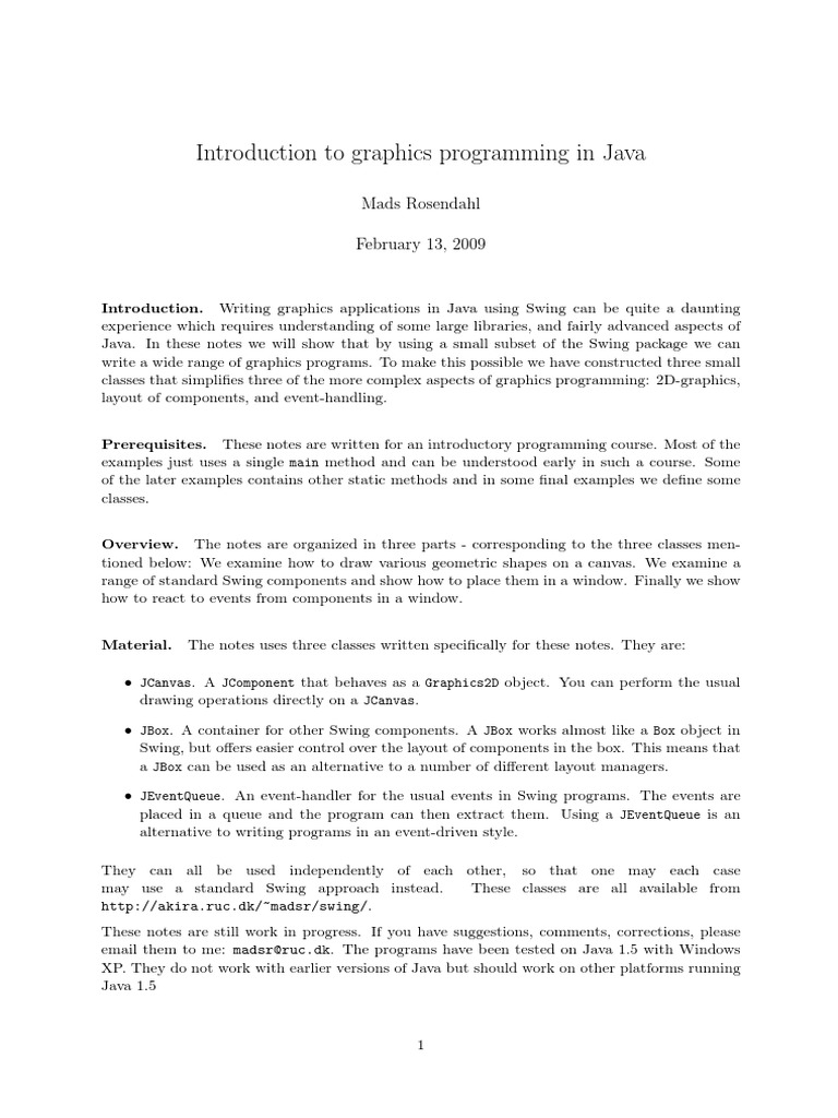 Swings PDF | Typefaces | Java (Programming Language)