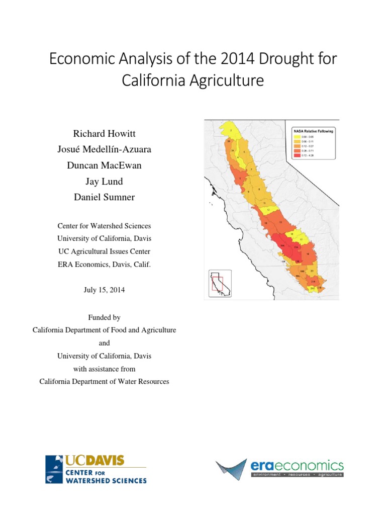Economic Impact of The 2014 California Water Drought | PDF | Water ...