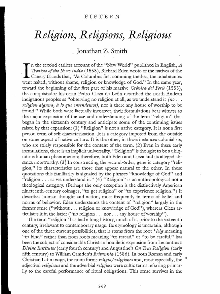 Jonathan Z. Smith 1998 Critical Terms For Religious StudiesEditor Mark ...