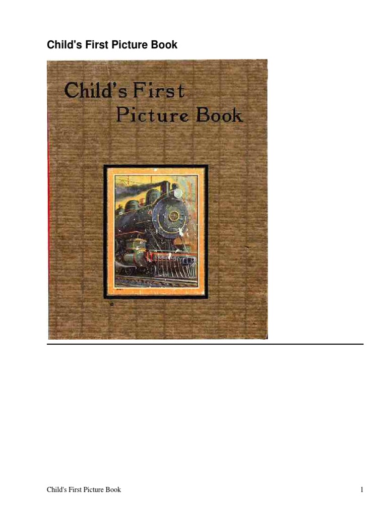 Child's First Picture Book by Anonymous | PDF | Project Gutenberg ...