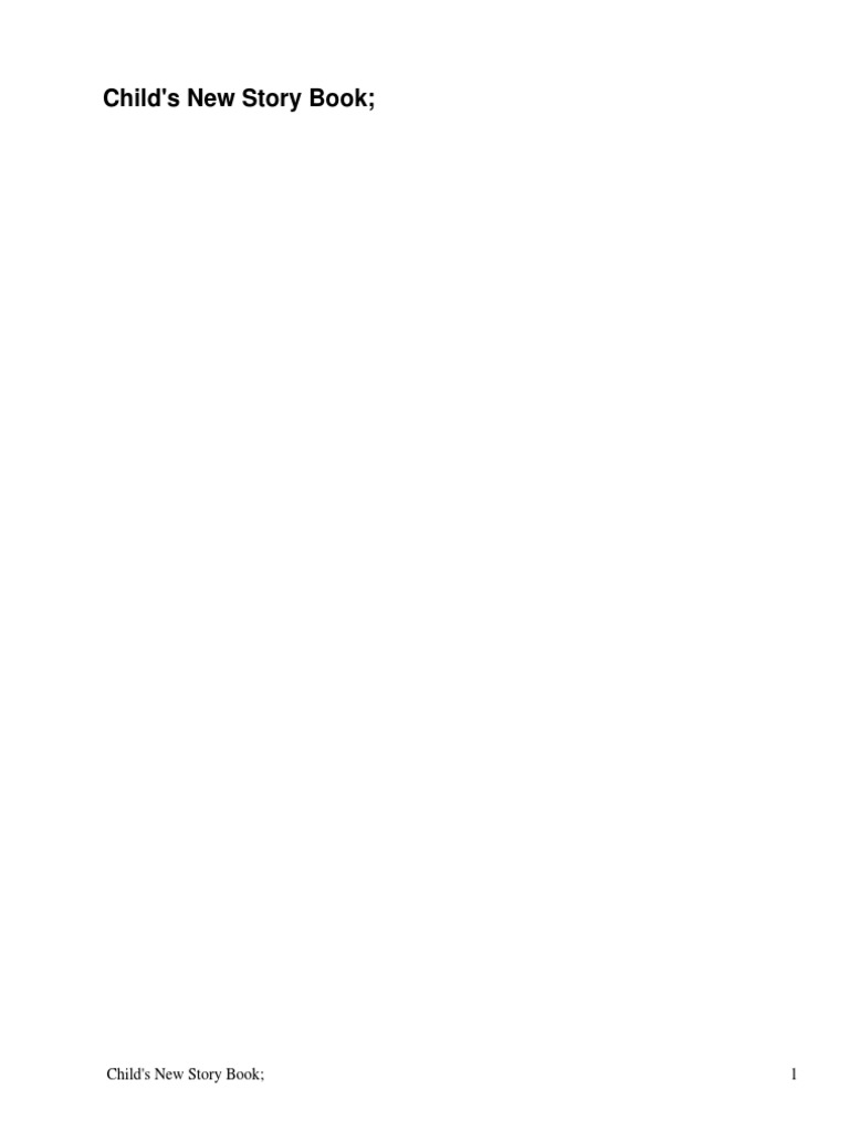 Child's New Story Book Tales and Dialogues For Little Folks by ...