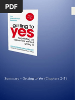 Getting To Yes | PDF | Negotiation | Human Nature