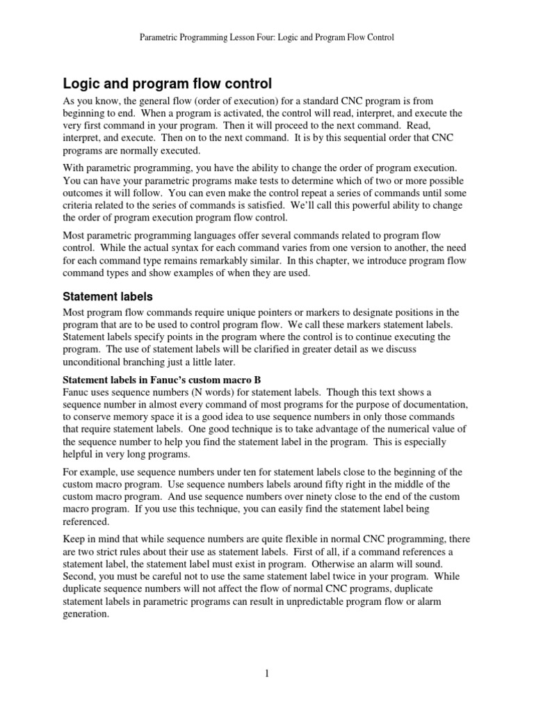 Lesson Four Text | PDF | Control Flow | C (Programming Language)