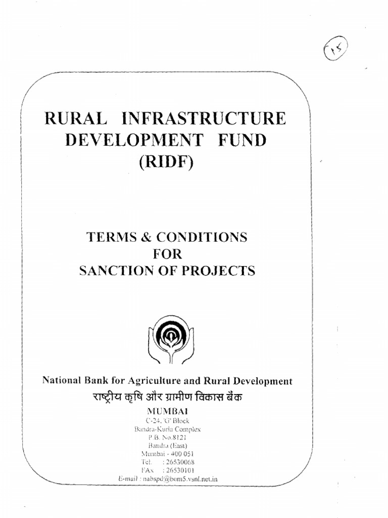 Project RIDF | PDF
