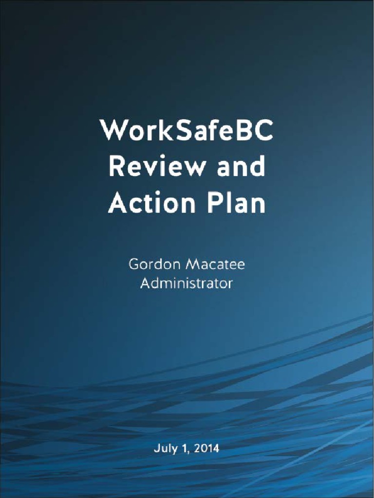 WBC Review and Action Plan | PDF | Occupational Safety And Health ...