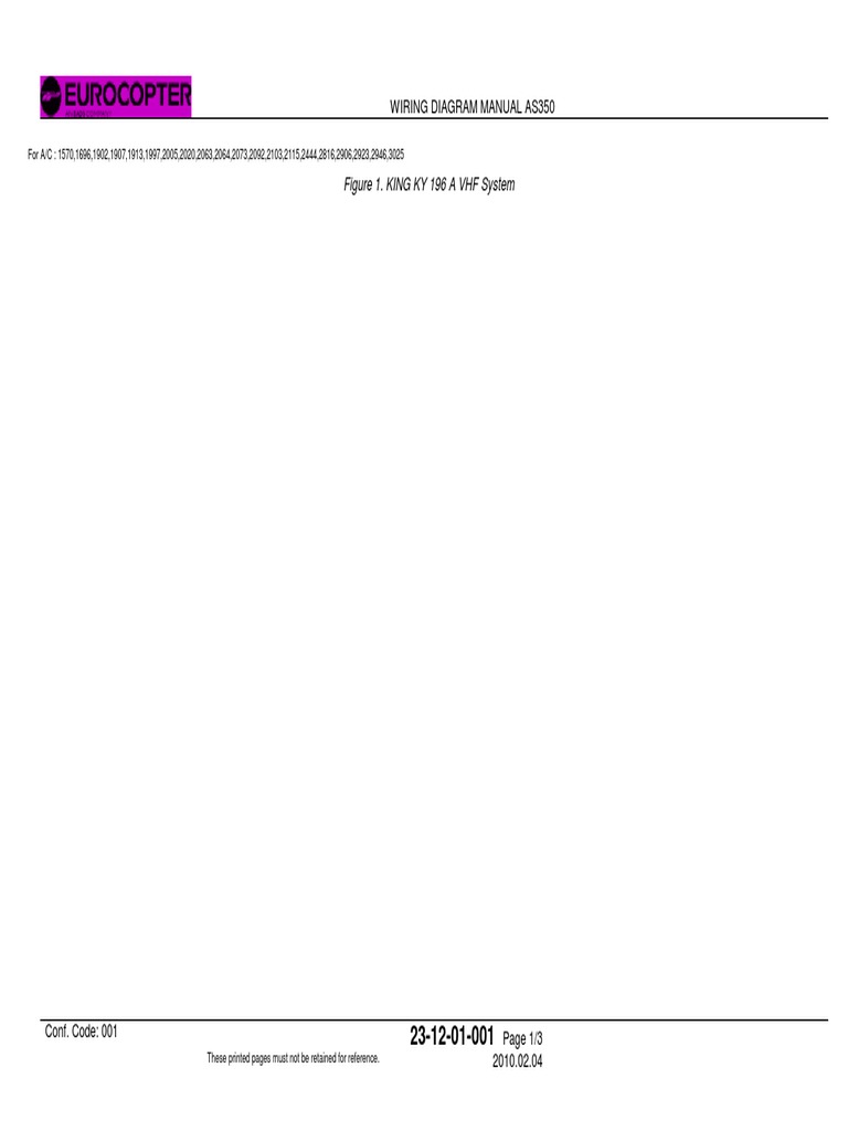 King Ky 196 A VHF System (WDM 23-12-01-001) | PDF