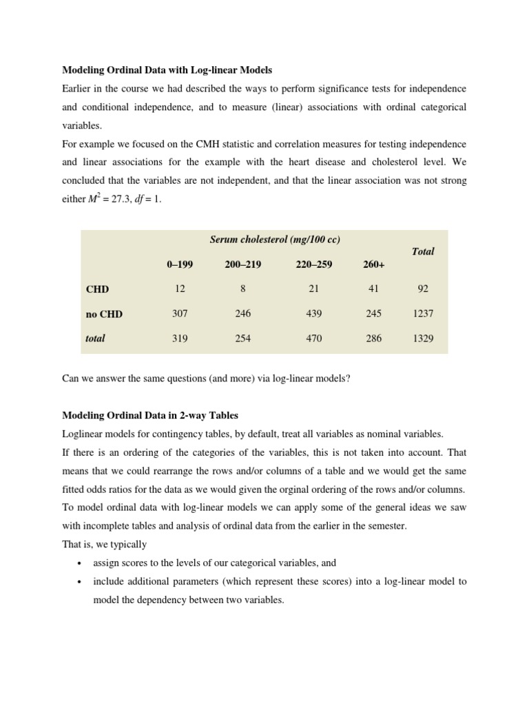 Linear By Linear Association Download Free Pdf Logistic Regression 3545