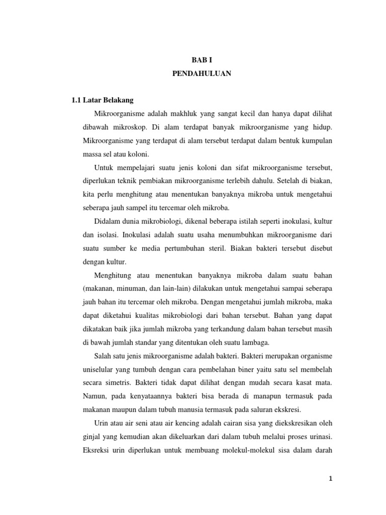Teknik Pengambilan Sampel Urin dan Dasar Teorinya untuk Analisis ...