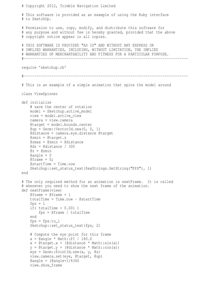 Animation | PDF | Sketch Up | Frame Rate