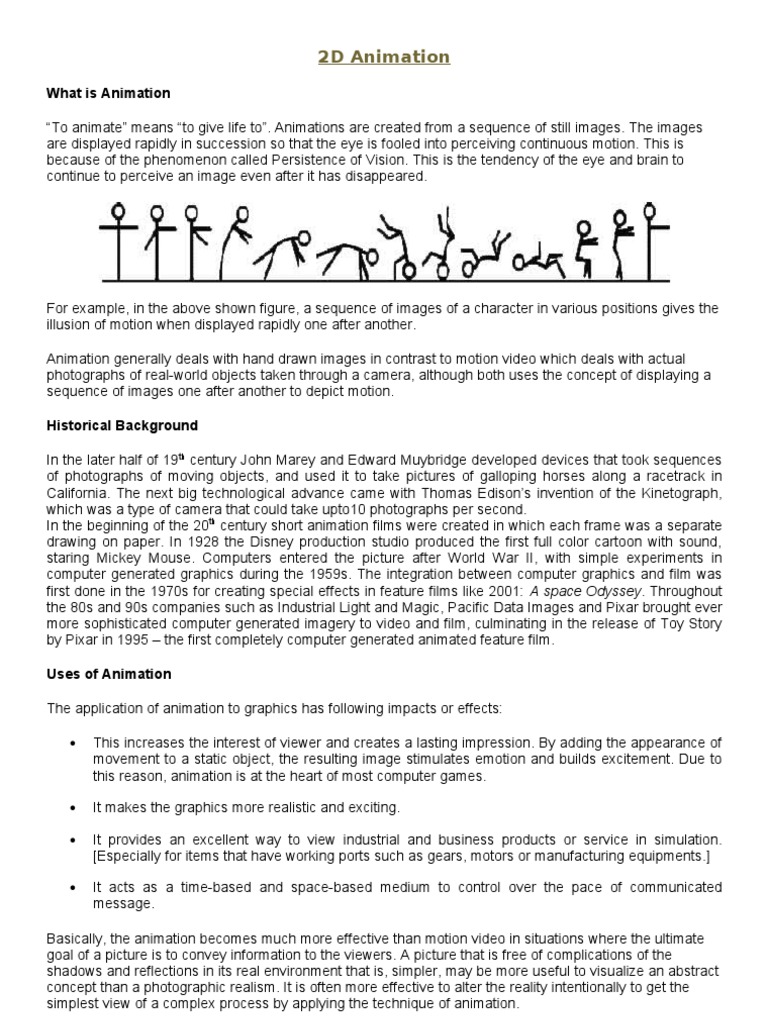 2D Animation | Download Free PDF | Cartesian Coordinate System | Animation